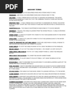 Anchor Terminology Explained | PDF | Anchor | Water Transport