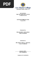 MAED in English Curriculum Overview | PDF