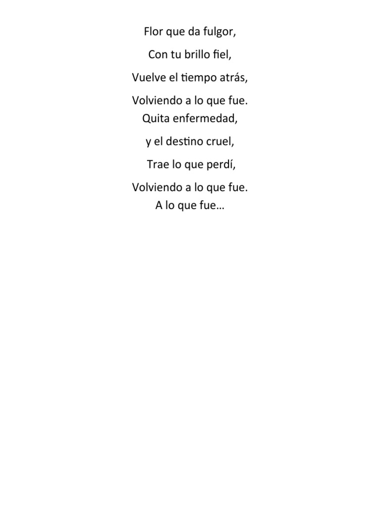 Flor Que Da Fulgor | PDF