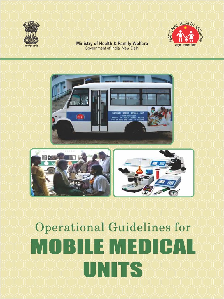 Mobile Medical Unit Operational Guidelines | PDF | Quality Assurance ...