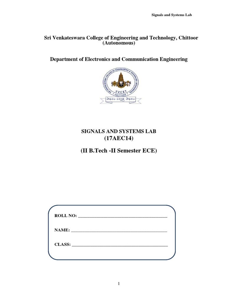 SS Lab Manual | PDF | Autocorrelation | Applied Mathematics