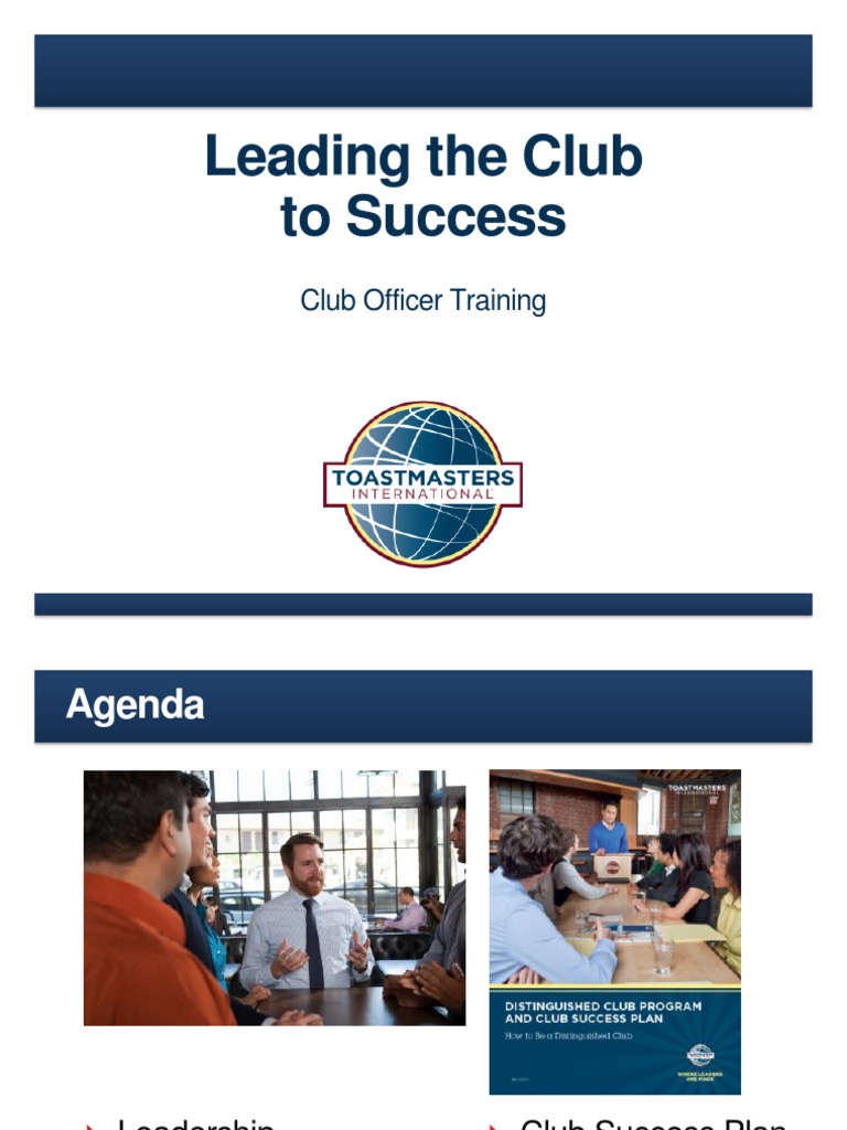 Leading The Club To Success PPT - PDF Version | Download Free PDF ...