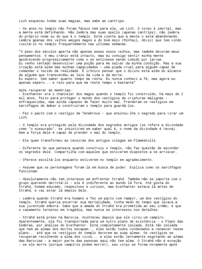 Exethanter | Download grátis PDF | Alma | Vampiros