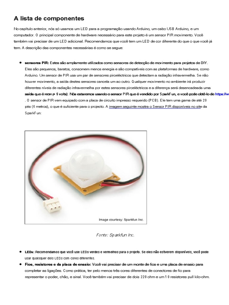 Python Programming For Arduino - 2 - Portugues | Download grátis PDF ...