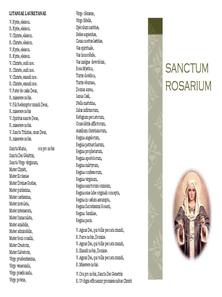Sanctum Rosarium | PDF