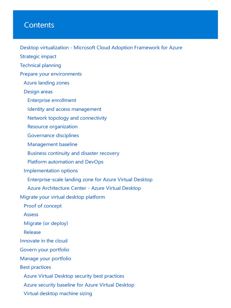 Migrate To or Deploy Azure Virtual Desktop Session Hosts To Azure | PDF ...