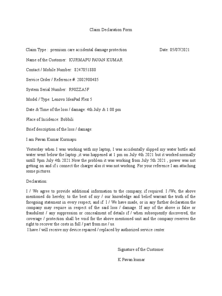 ADP Format Printable | PDF