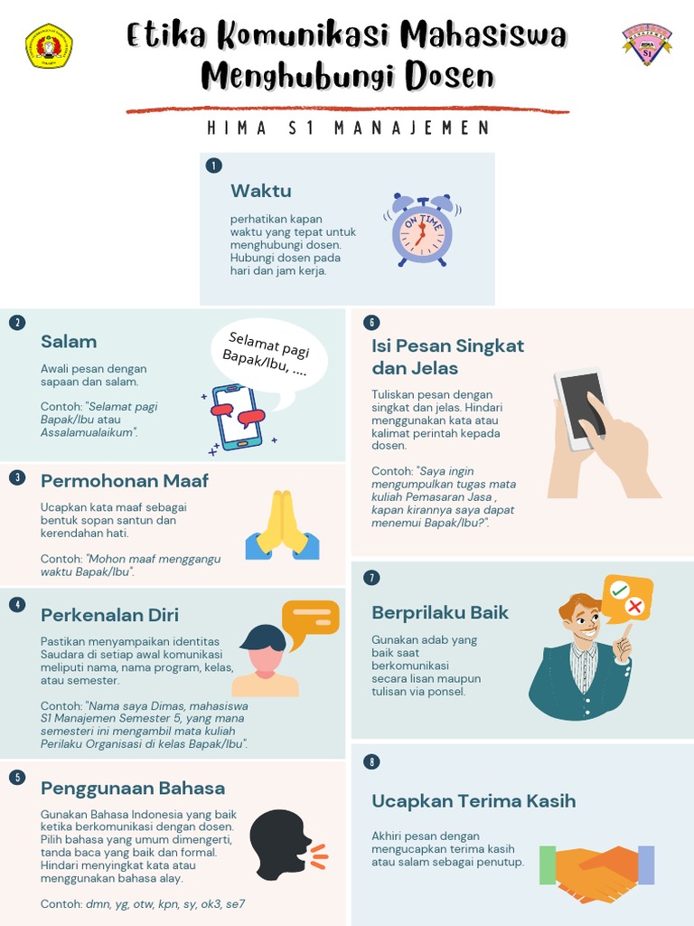 Etika Komunikasi Mahasiswa Menghubungi Dosen | PDF