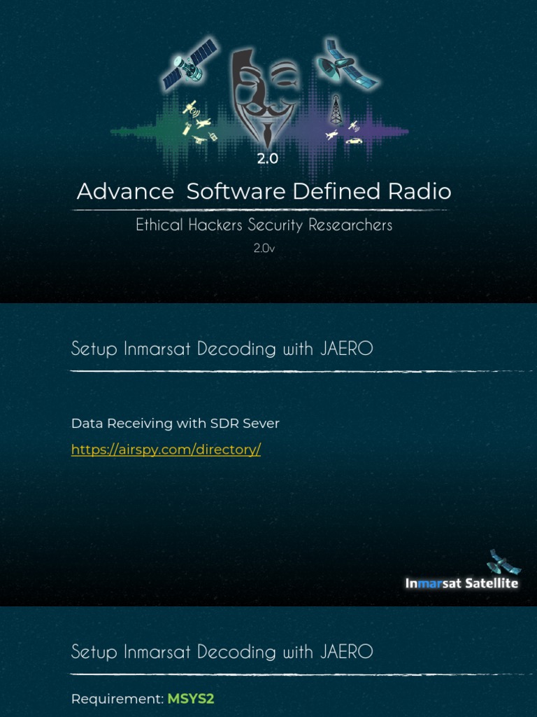 017 03-Setup Inmarsat Decoding With JAERO | PDF