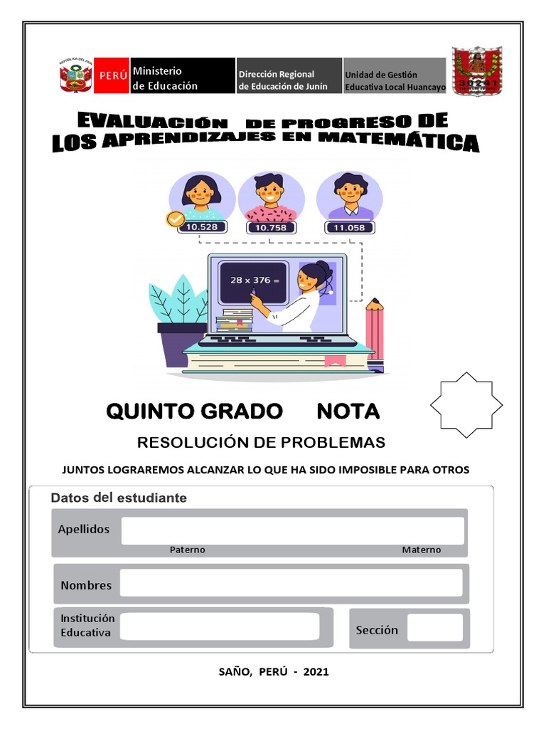 Prueba Mate 5to | PDF