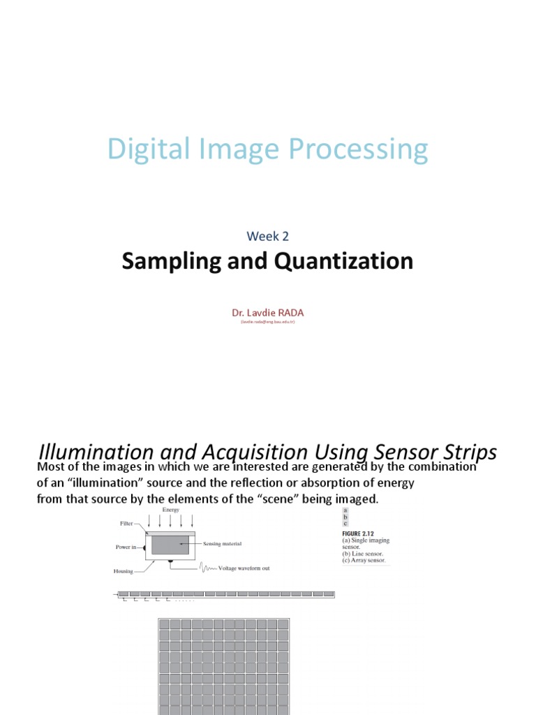 Digital Image Processing: Sampling and Quantization | PDF | Sampling (Signal Processing ...