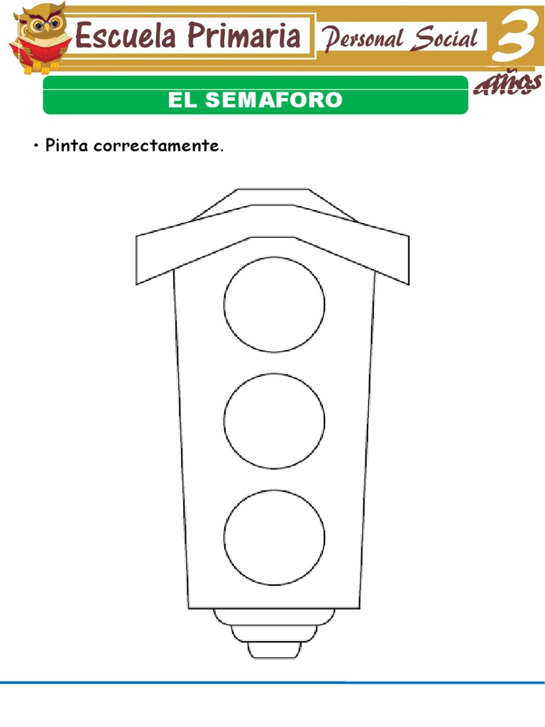 El Semaforo para Niños de Tres Años | PDF