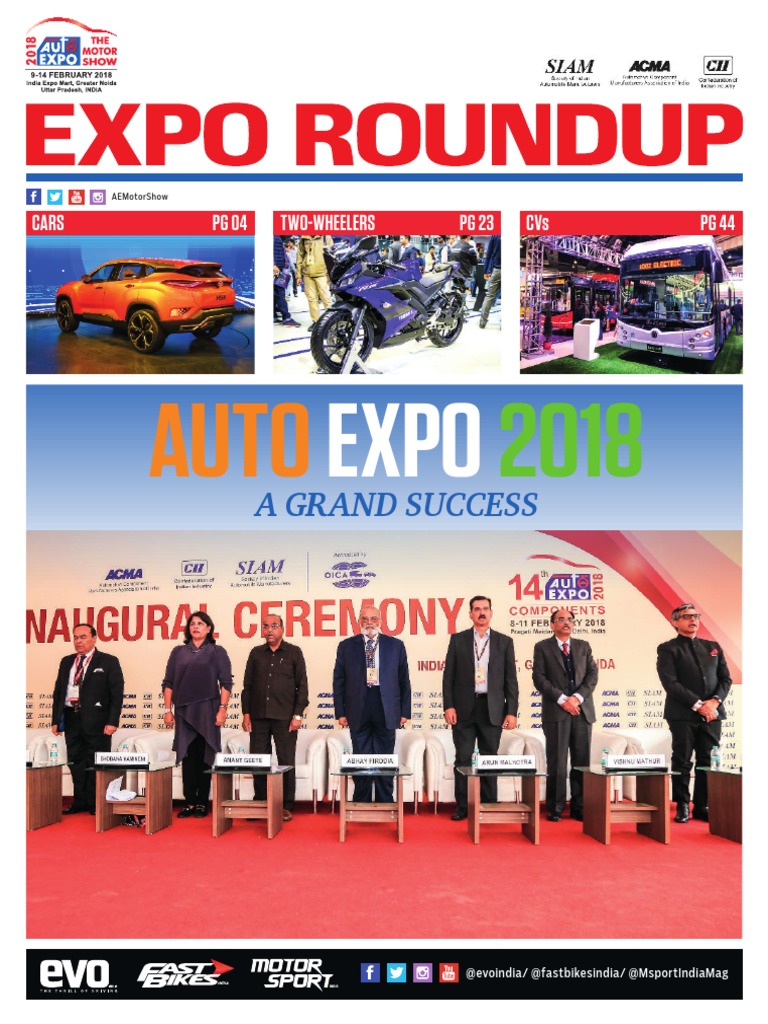 Highlights of Auto Expo 2018 | PDF | Automotive Technologies | Wheeled ...