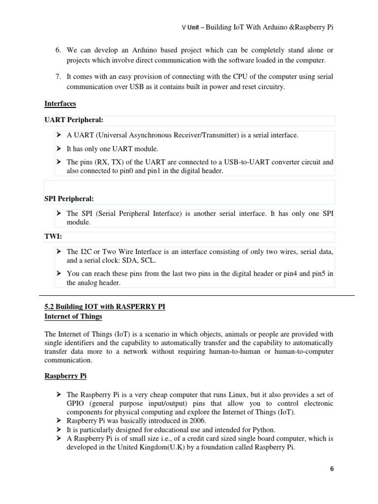 Interfaces Uart Peripheral:: Vunit | PDF | Raspberry Pi | Information Age