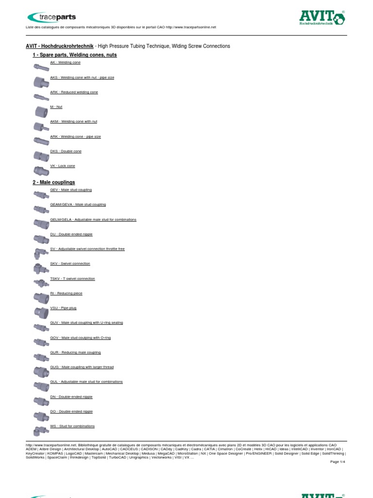 AVIT - Hochdruckrohrtechnik - High Pressure Tubing Technique, Wlding ...