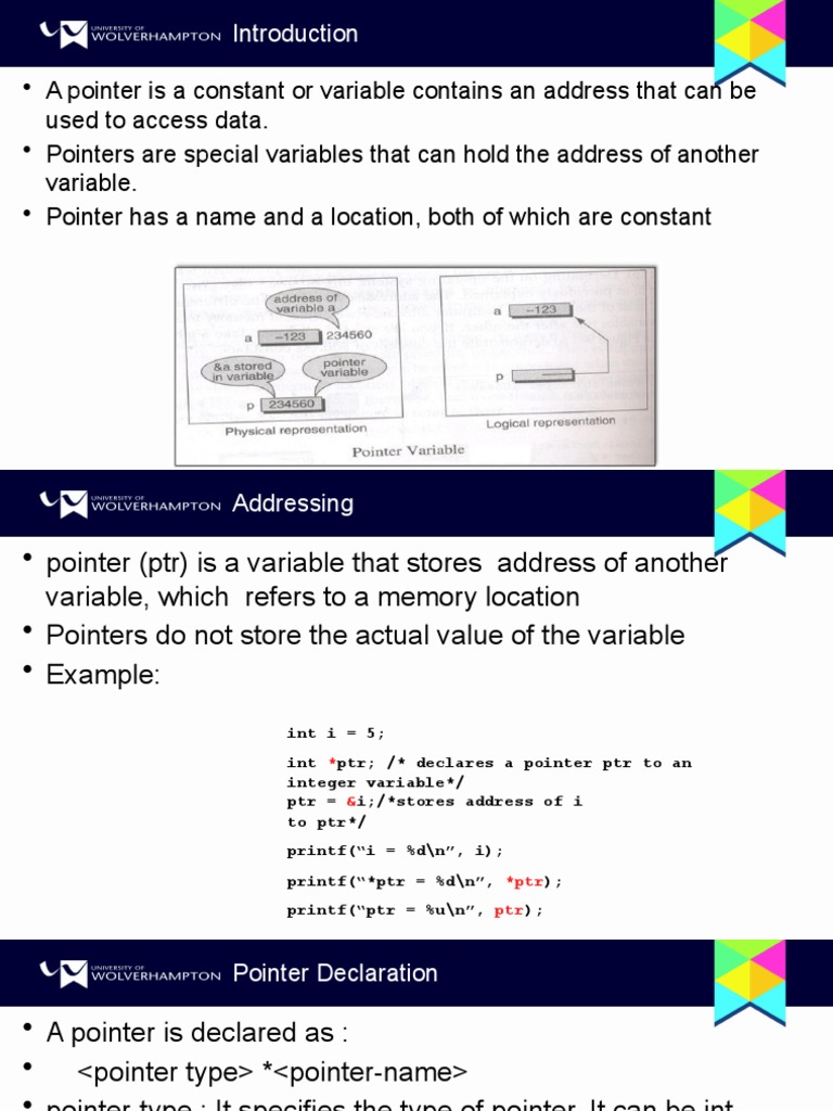 Chapter 3 Pdf Pointer Computer Programming Parameter Computer Programming