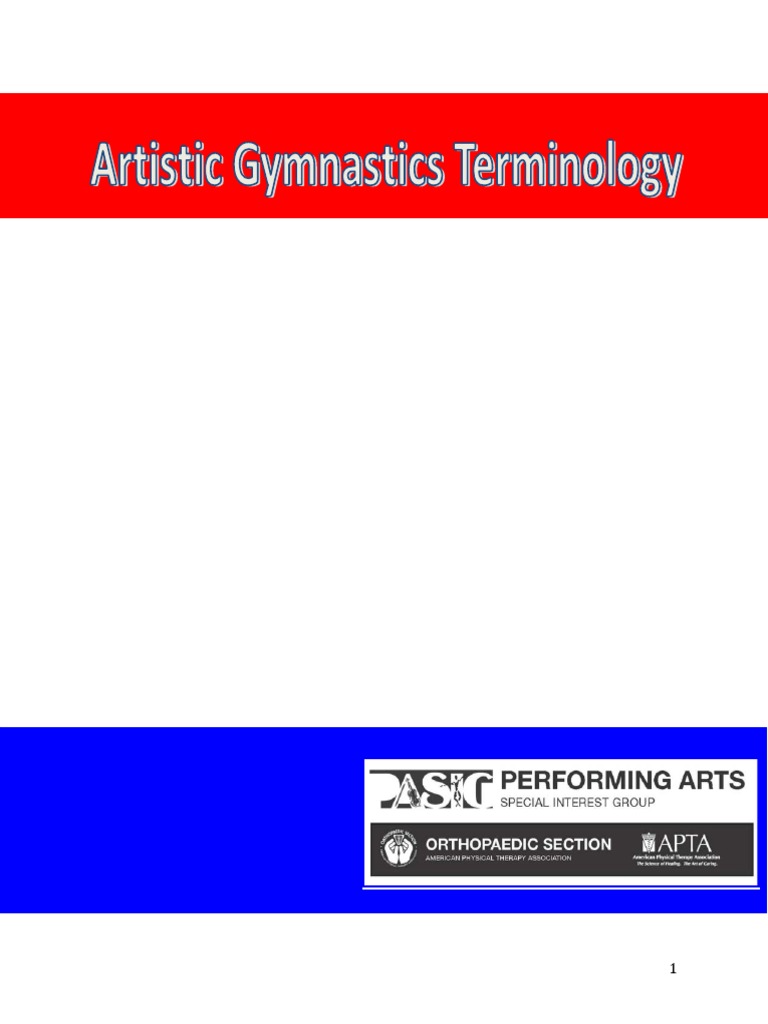 Gymnastics Terminology Final | PDF | Gymnastics | Anatomical Terms Of ...