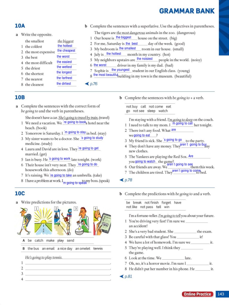 Grammar Bank 10B | PDF