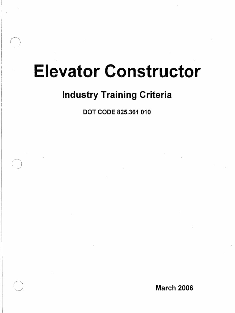 Elevator Constructor | PDF