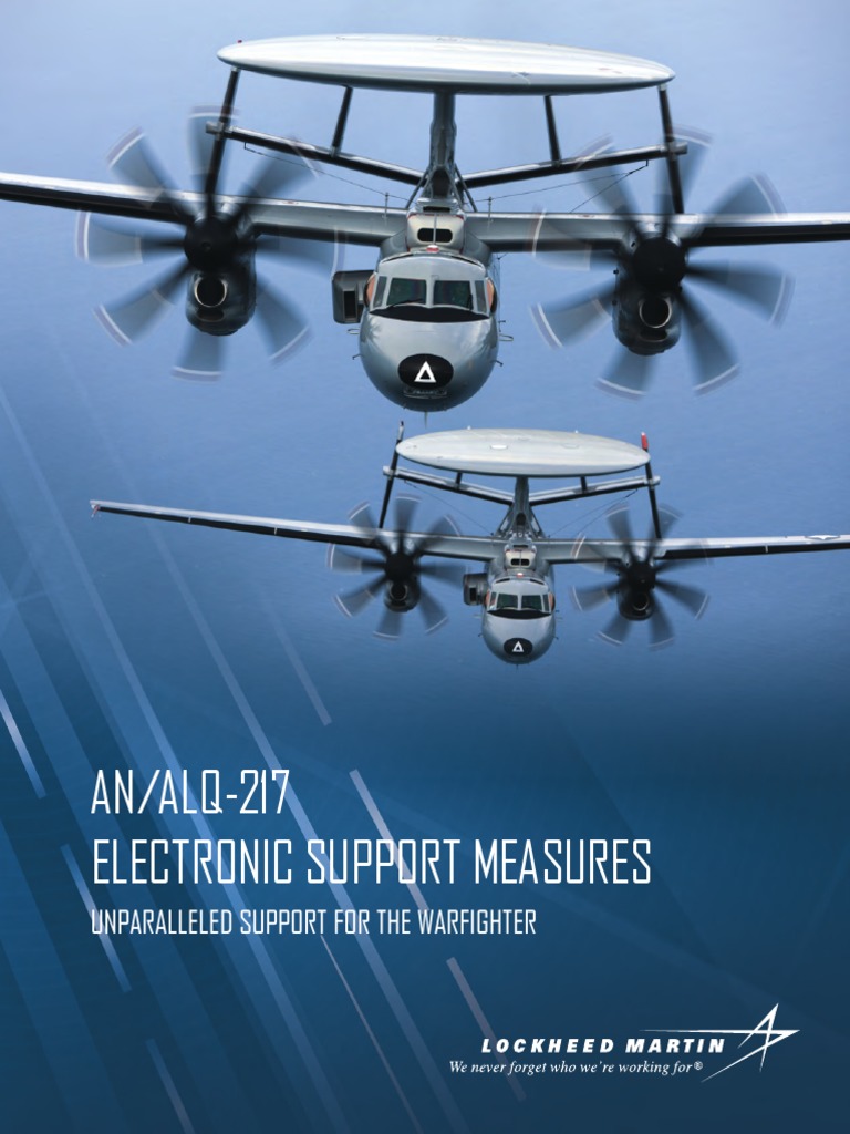 Lockheed Martin Brochure of ALQ 217 Electronic Warfare Aircraft | PDF ...