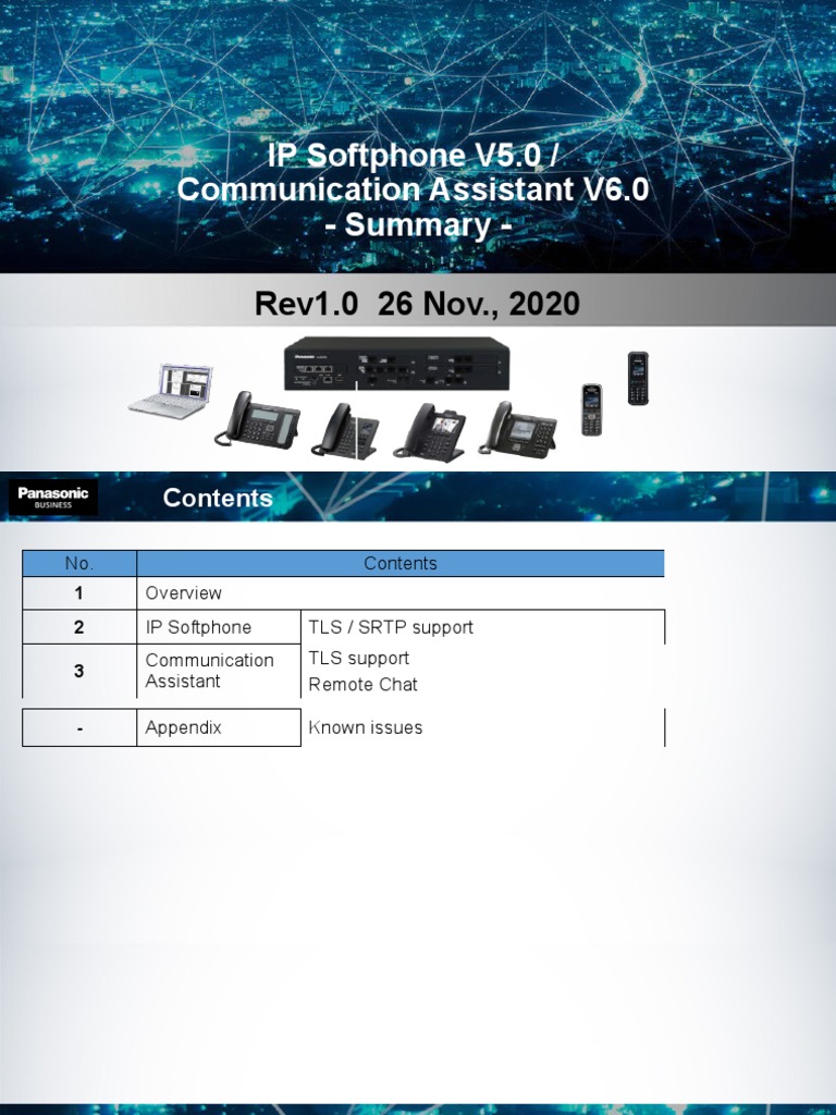 IP Softphone V5.0 / Communication Assistant V6.0 - Summary | PDF ...