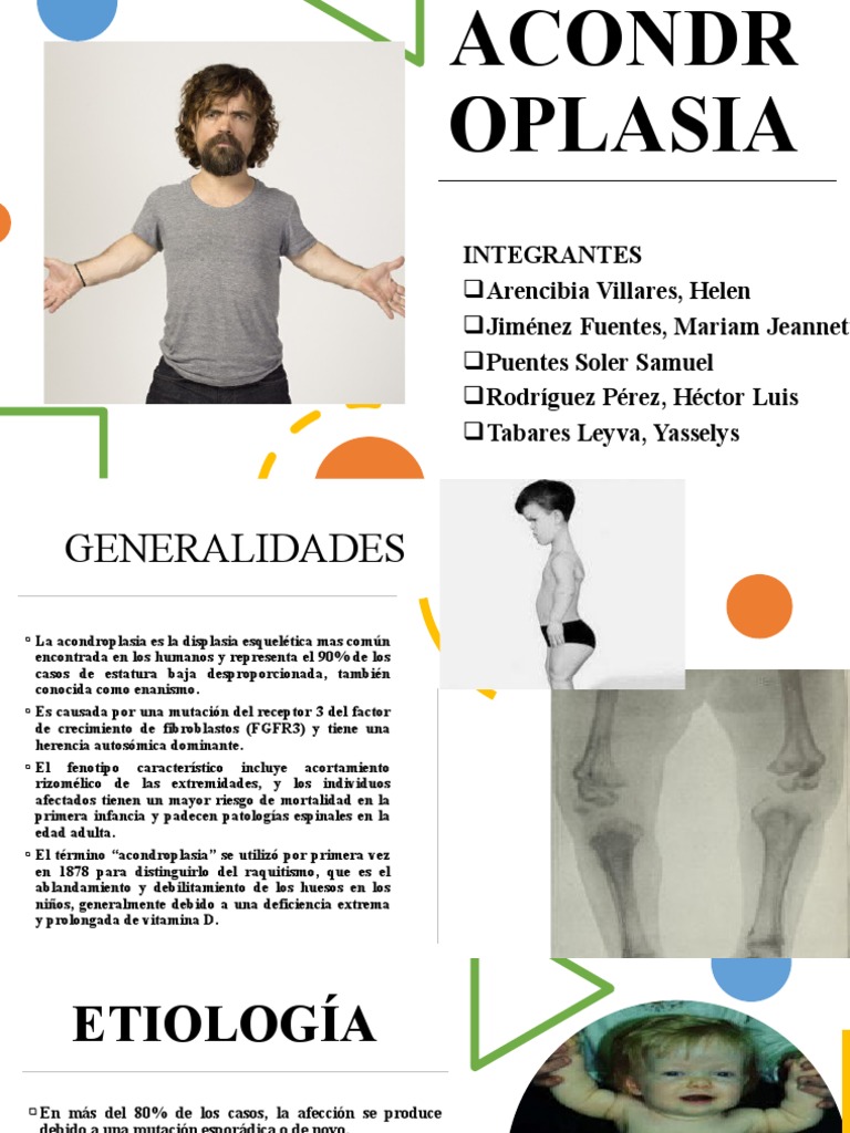 Acondroplasia | PDF | Enfermedades y trastornos | Especialidades Medicas