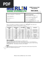 Denso Common Rail Injector Test Data | PDF | Fuel Injection | Diesel Engine