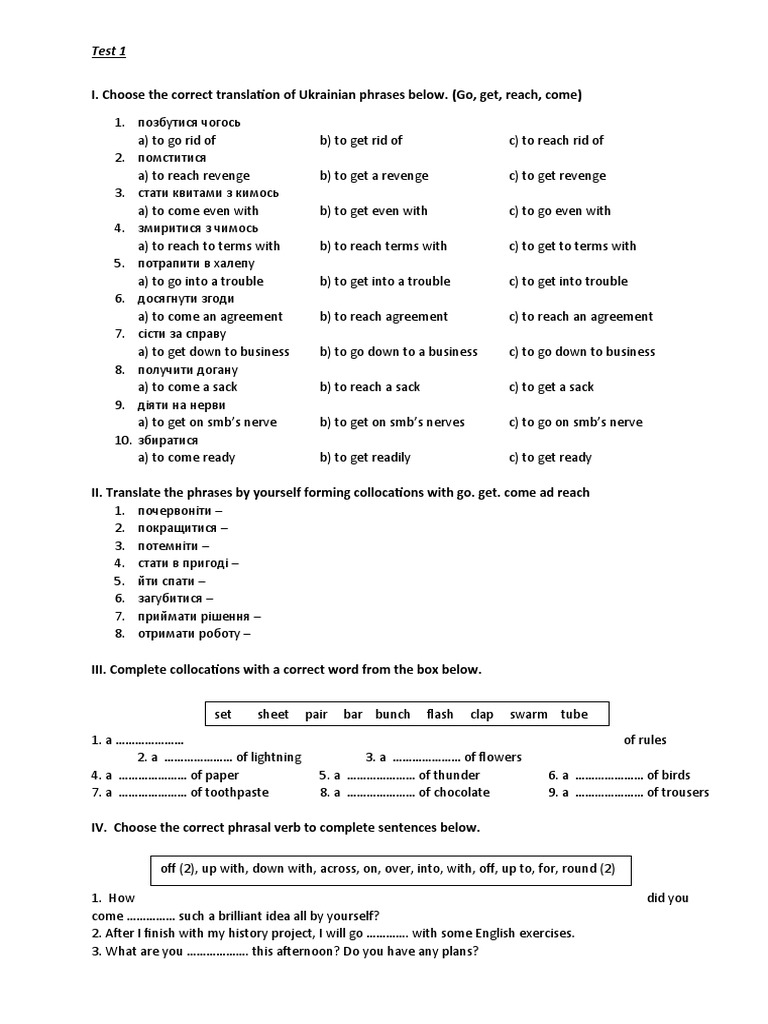 E. Moutsou Test 1 | PDF | Linguistics | Grammar