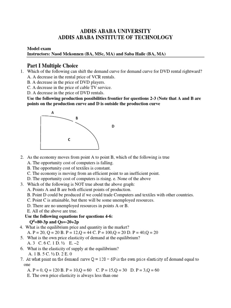 Addis Ababa University Addis Ababa Institute of Technology | PDF ...