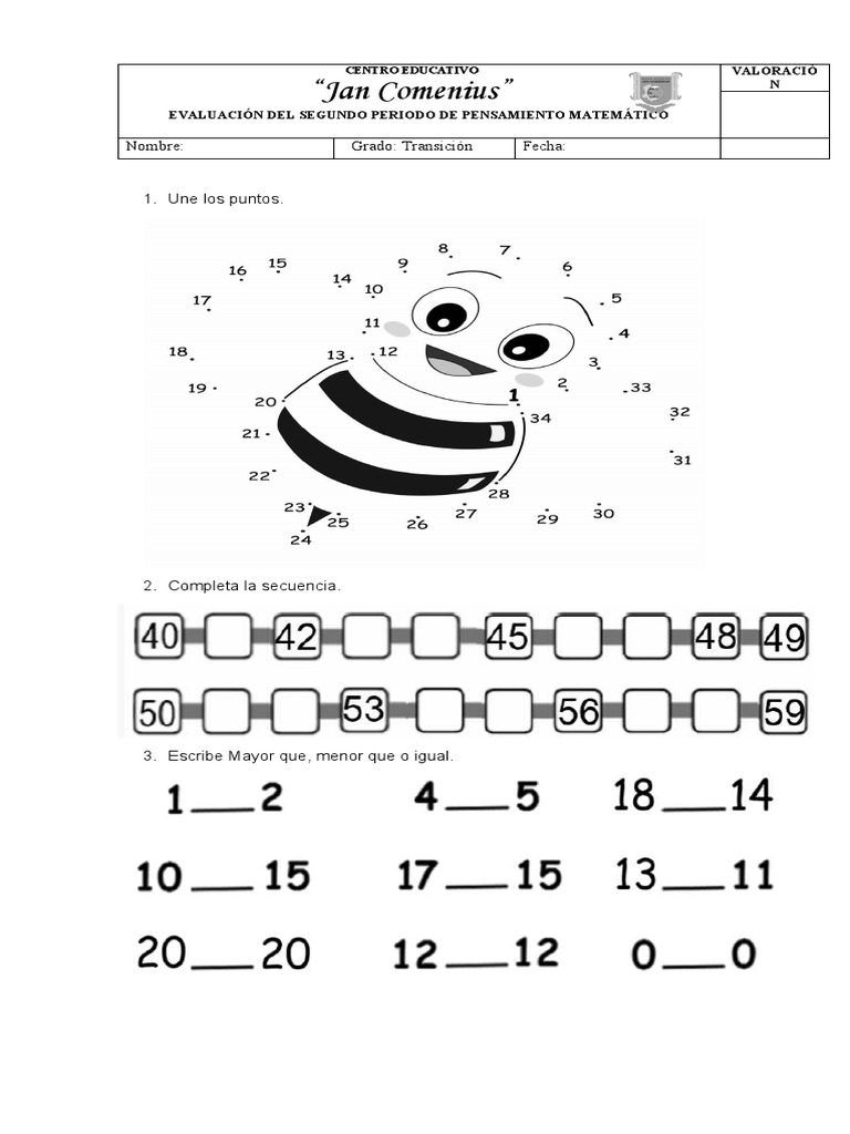 Evaluacion Segundo Periodo Transicion 2021 | PDF