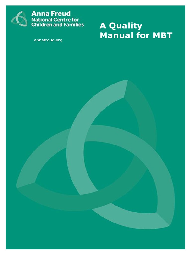 A Quality Manual For MBT | PDF | Psychotherapy | Therapy