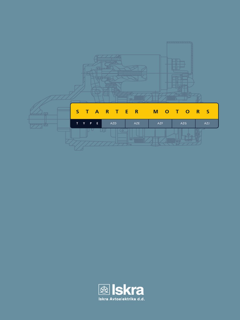 Iskra Starter Motors | Download Free PDF | Engines | Electric Motor