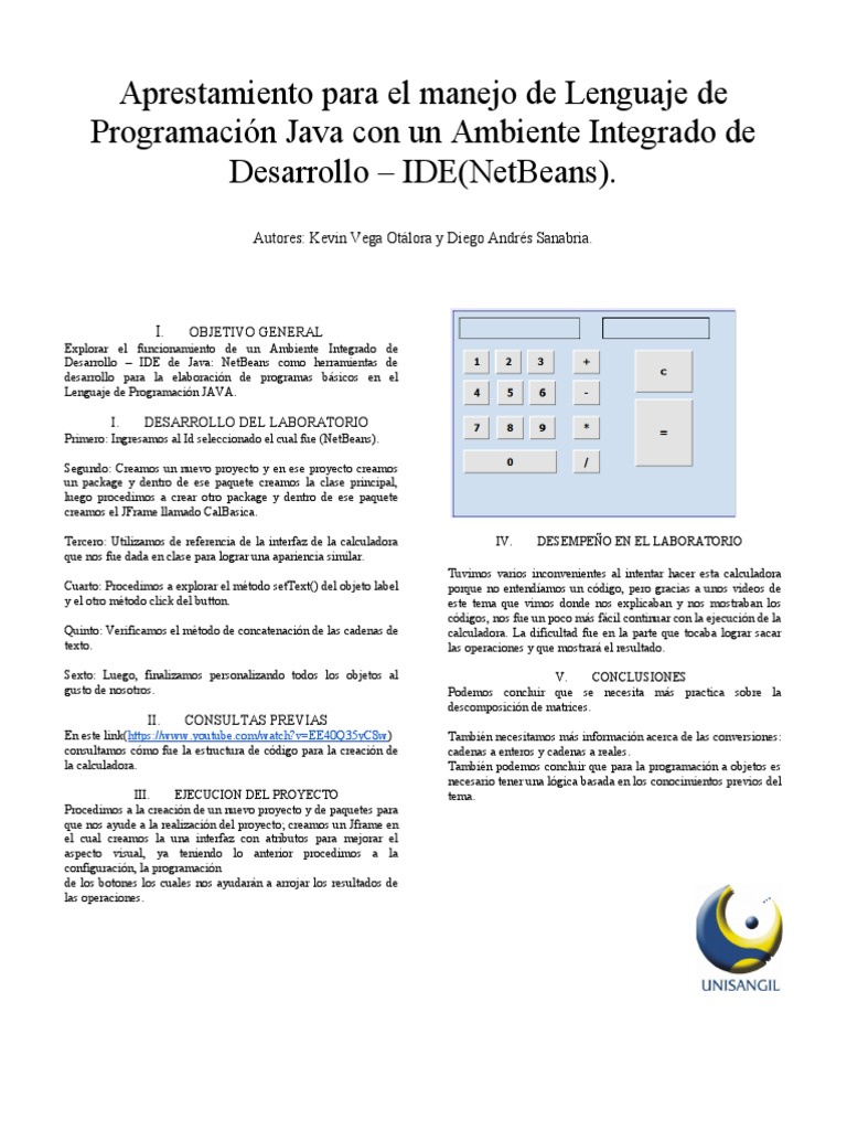 Manejo de Java en NetBeans: Guía Práctica | PDF | Java (lenguaje de ...