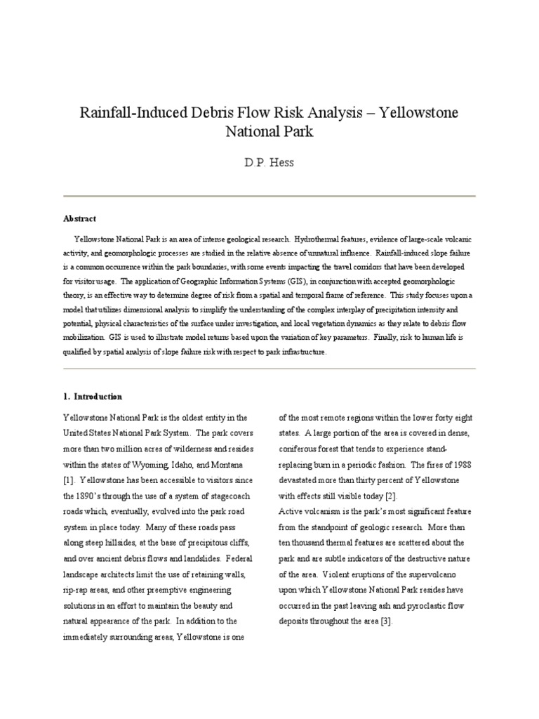 Example Report | PDF | Silt | Landslide