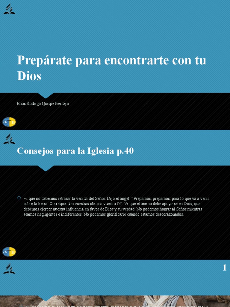 Preparándonos para el encuentro con Dios | PDF | Cristo (título) | Creencia religiosa y doctrina