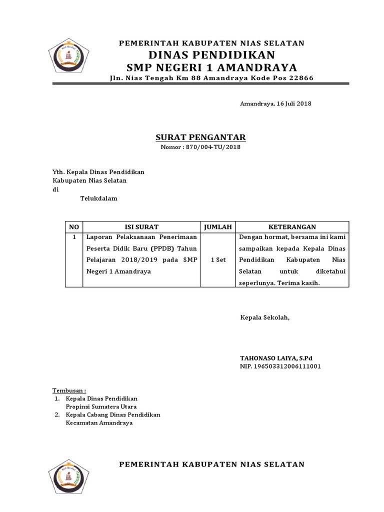 Laporan PPDB 2018 | PDF