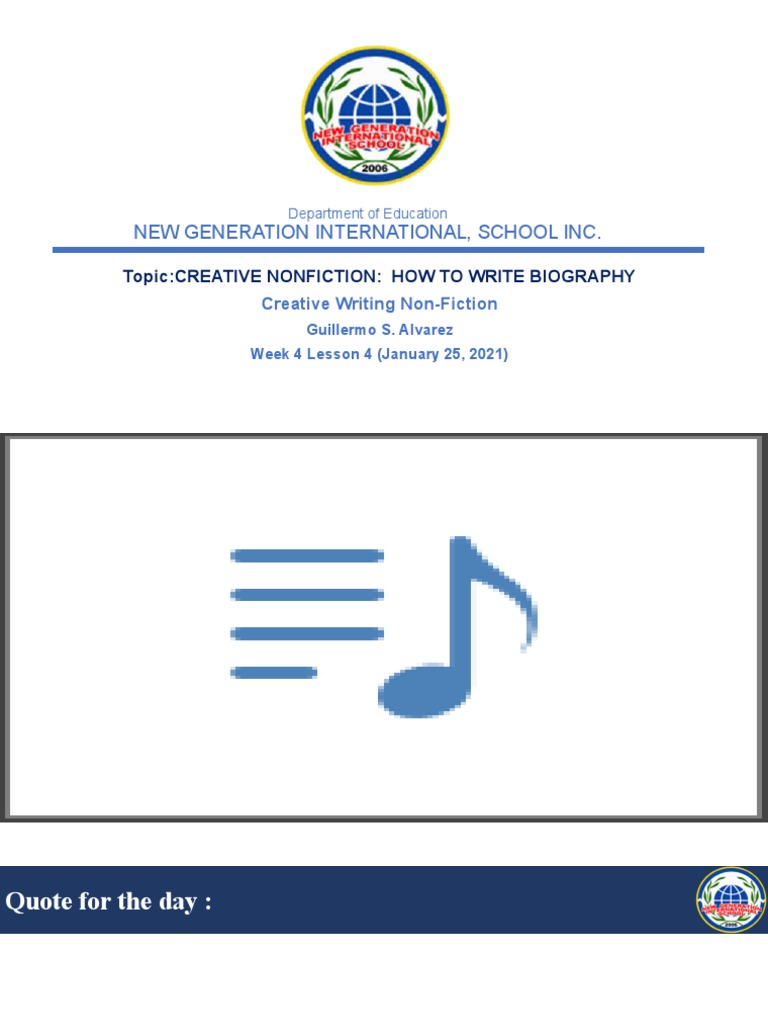 CNF Lesson 4 Week4 | PDF | Communication