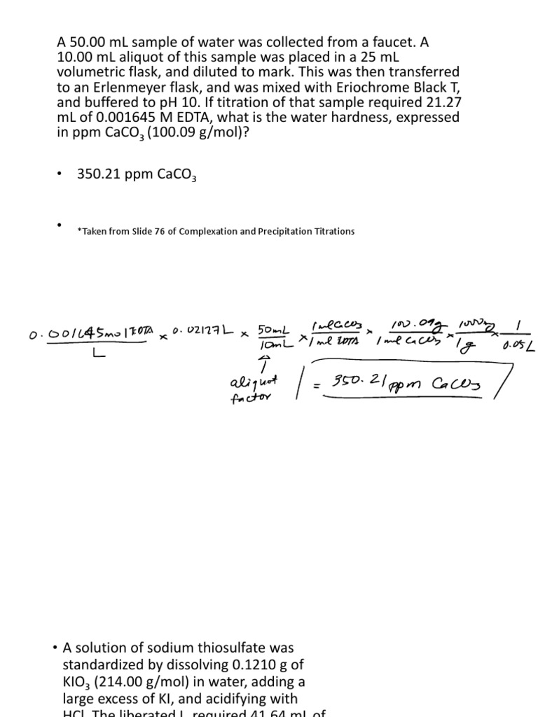 Sample Calculations | PDF