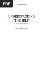 Understanding The Self - 1ST Year | PDF | Id | Philosophy Of Self