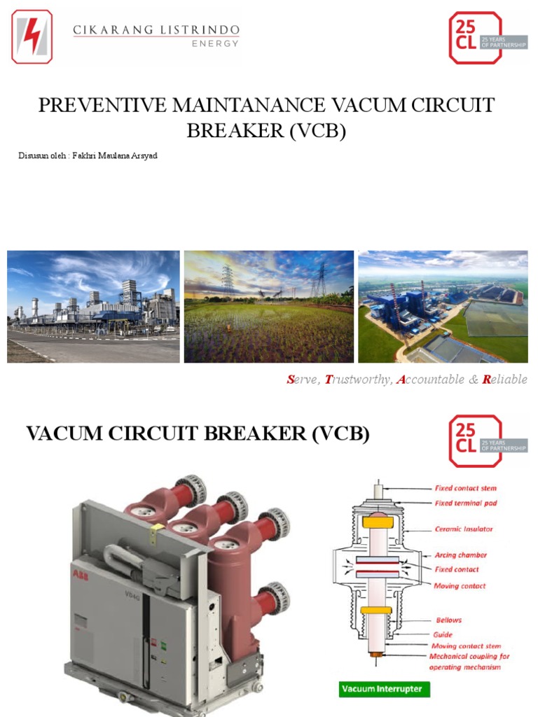 VCB Preventive Maintenance Guide | PDF | Electricity | Components