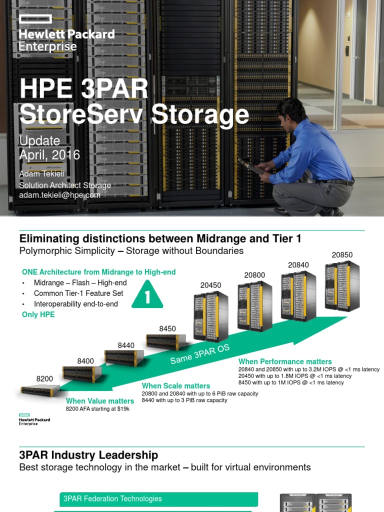 HP 3 Par 123 | PDF | Solid State Drive | Hard Disk Drive