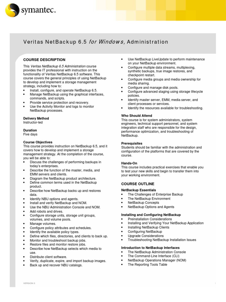 For Windows,: Veritas Netbackup 6.5 Administration | PDF | Backup | Command Line Interface
