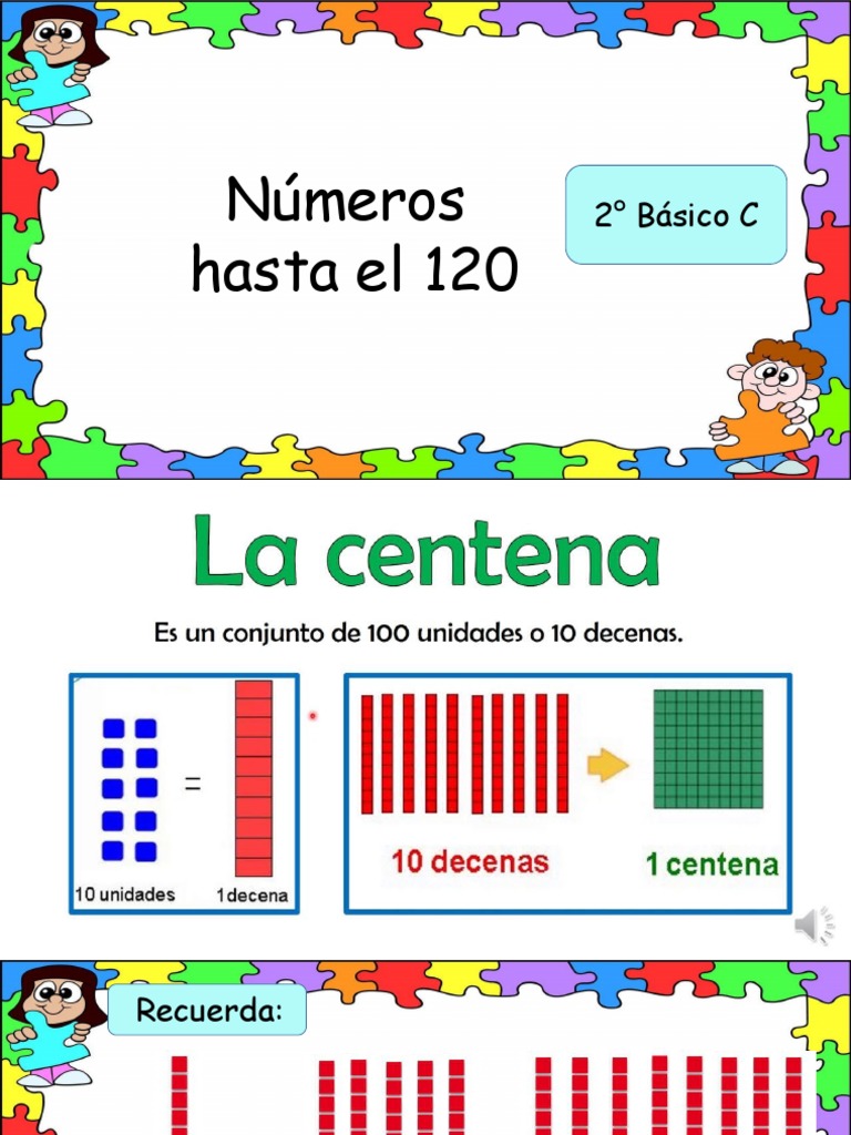 Números Hasta El 120 | PDF