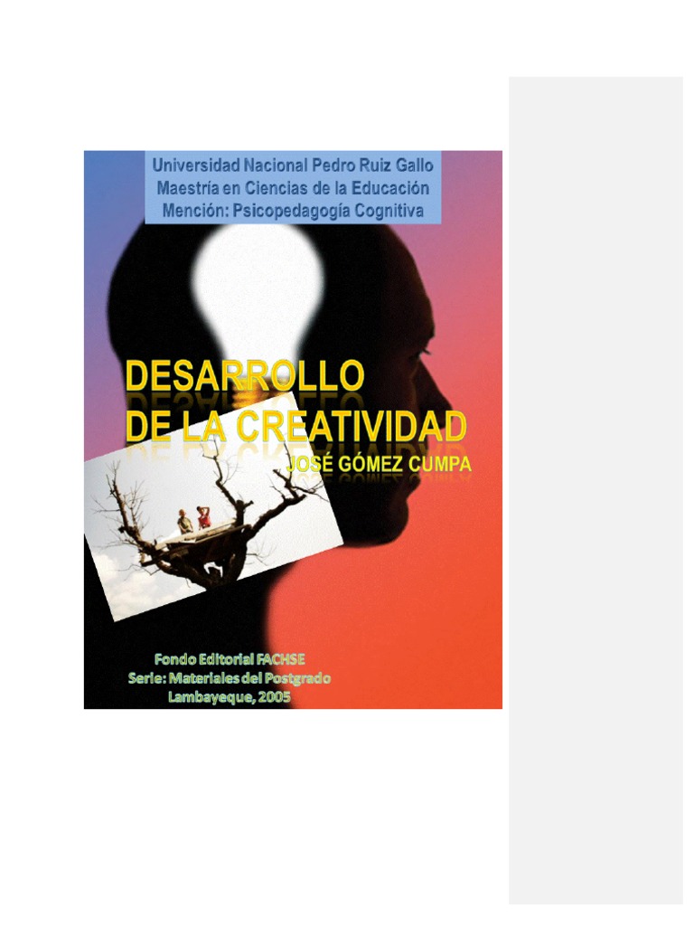 Libro Creatividad y Educación-Cc | PDF | Aprendizaje | Inteligencia