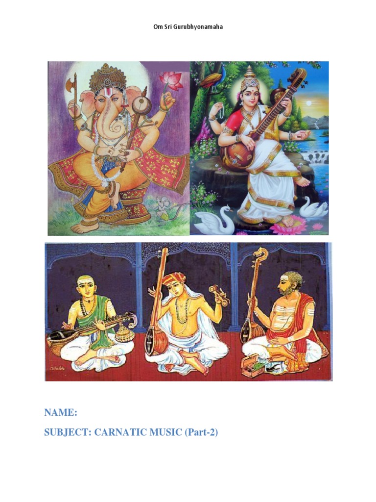 Carnatic Music | PDF
