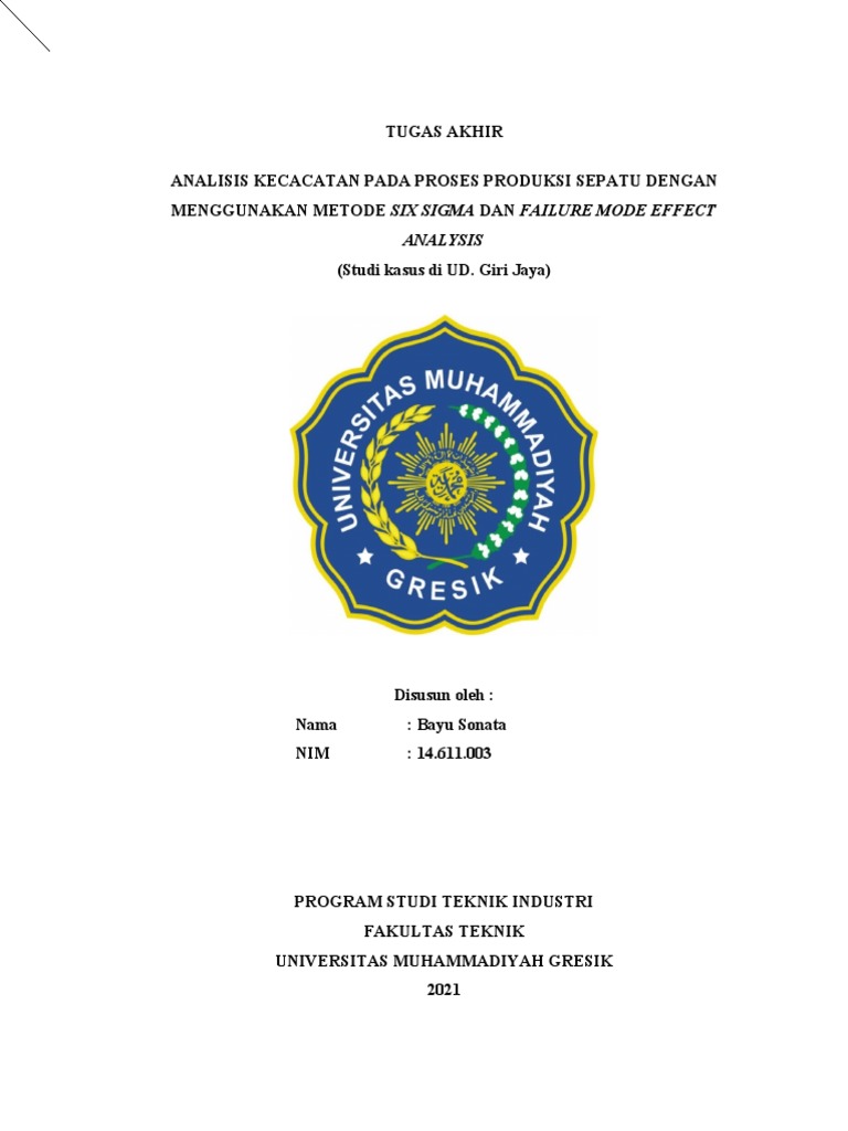 Analisis Kecacatan Produksi Sepatu Six Sigma | PDF | Komputer ...