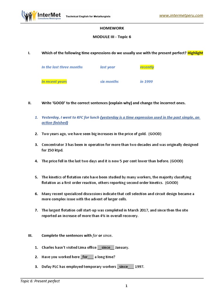 Homework T6 M3 Sol Medio | PDF | Lead | Chemistry
