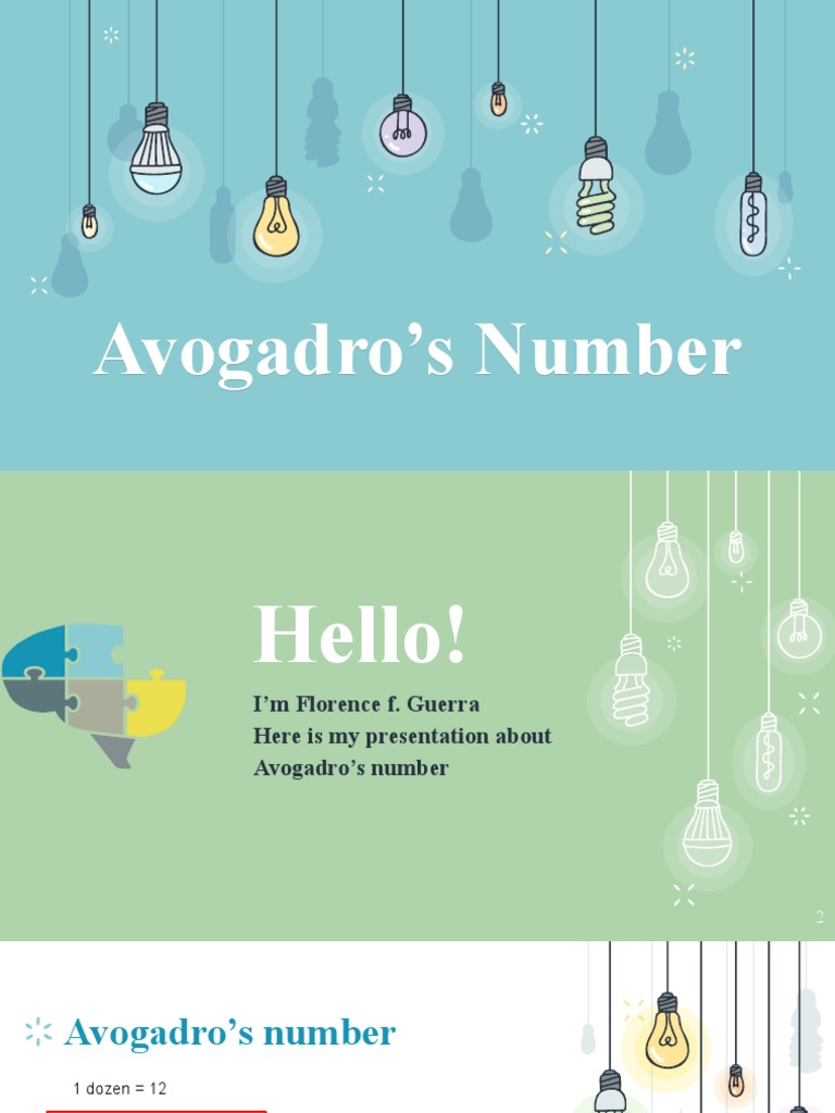 Avogadros Number0 | PDF | Teaching Methods & Materials | Technology ...