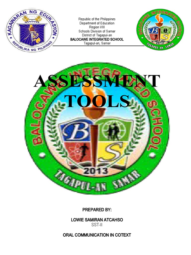 Assessment Tool | PDF | Communication | Nonverbal Communication