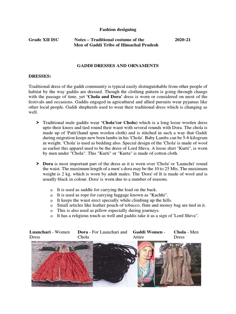 Gaddi Tribe Traditional Dress for Men | PDF | Clothing | Softlines (Retail)